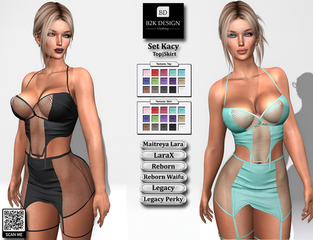 Second Life Marketplace - ..::B2K Design::..Set Kacy - Maitreya - LaraX - Reborn - Waifu ...